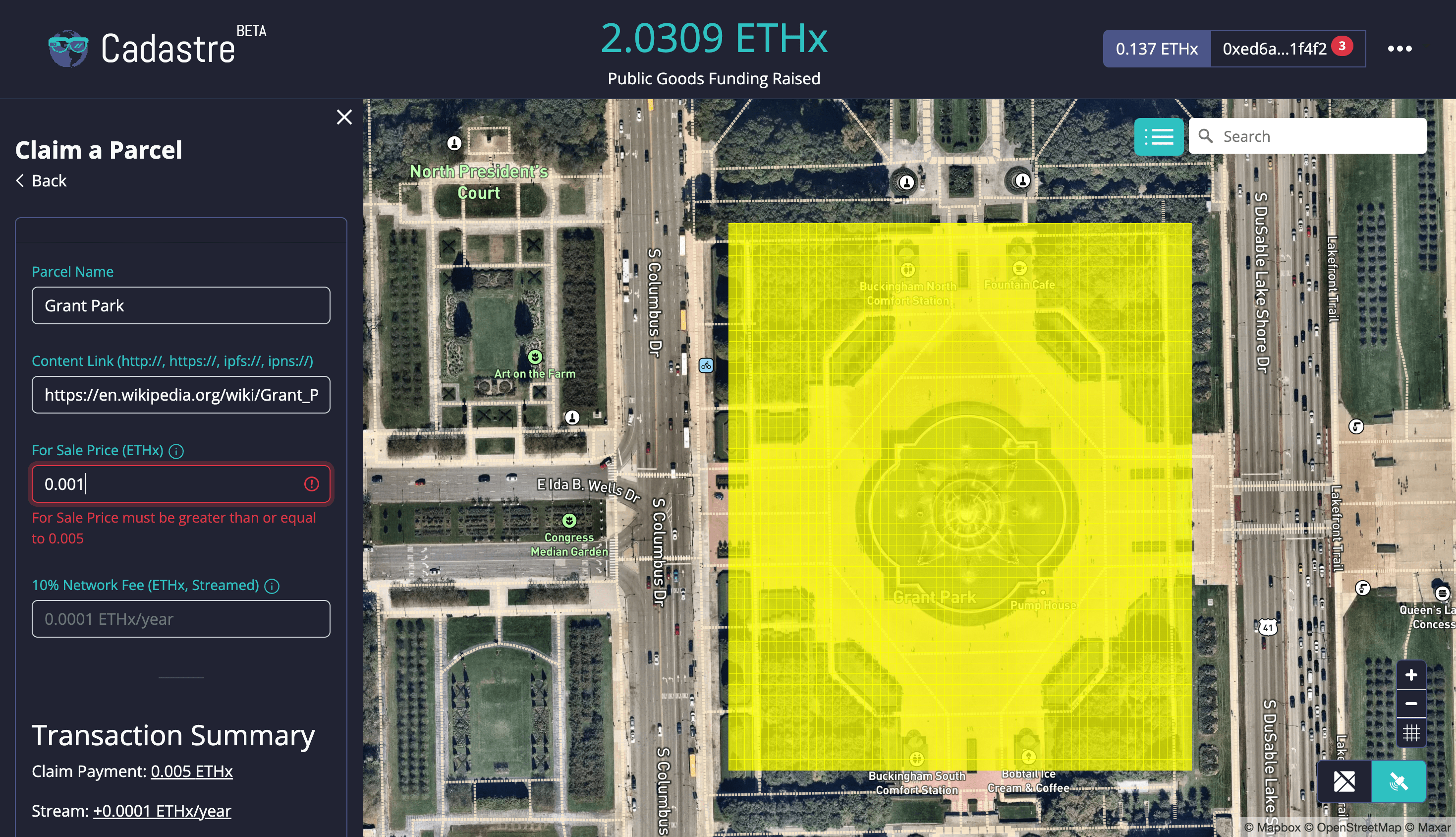 How to claim Geo Web land | Geo Web